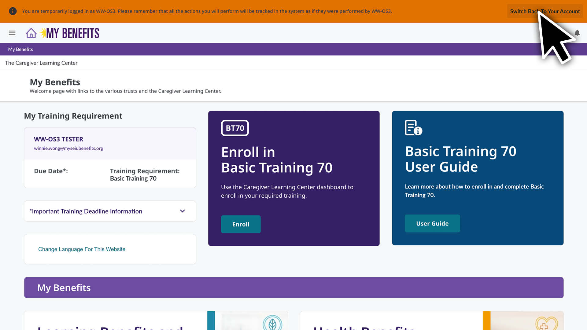 Caregiver Learning Center - Employer Guide - SEIU 775 Benefits Group